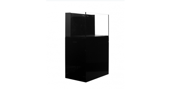 JBJ Rimless Flat Panel AIO 65 Gal. Aquarium and Black Stand