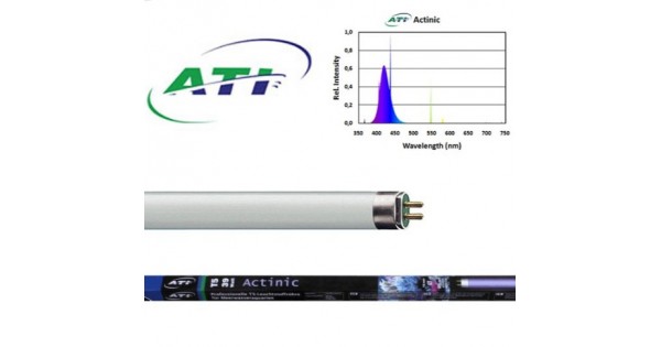 ATI 48 Inch 54W True Actinic 03 T5HO Fluorescent Bulb